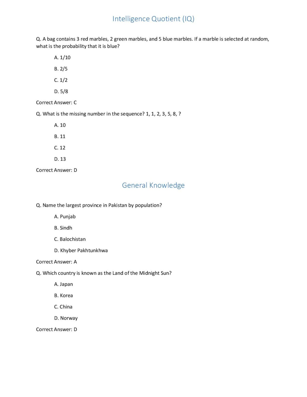 NADRA Written Test Sample and Test Preparation Books
