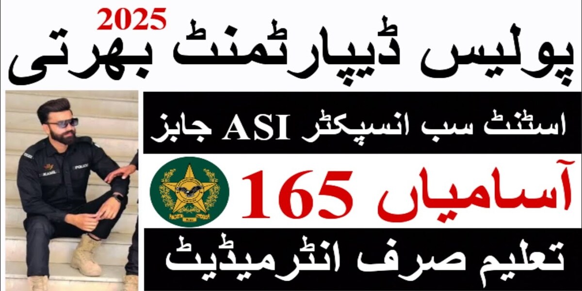 Assistant Sub Inspector ASI Jobs 2025 Advertisement Online Apply