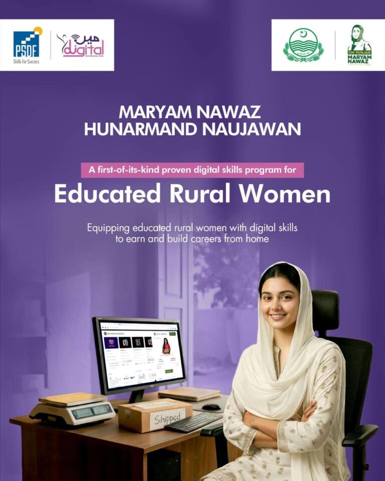 Chief Minister Digital Skills Program for Rural Areas Women